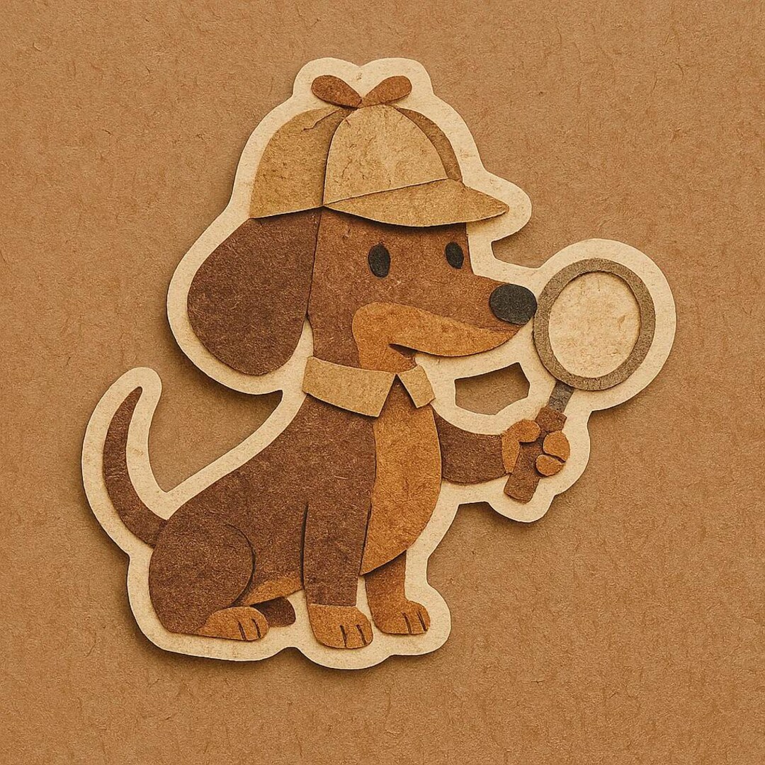 Dachshund as a Detective With a Magnifying Glass Sticker – Funny Car ...