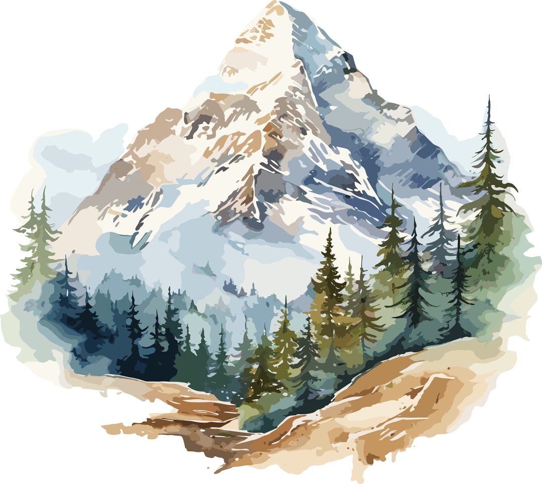 Car Sticker Mountain Landscape Sticker Weatherproof Outdoor Vinyl - Etsy