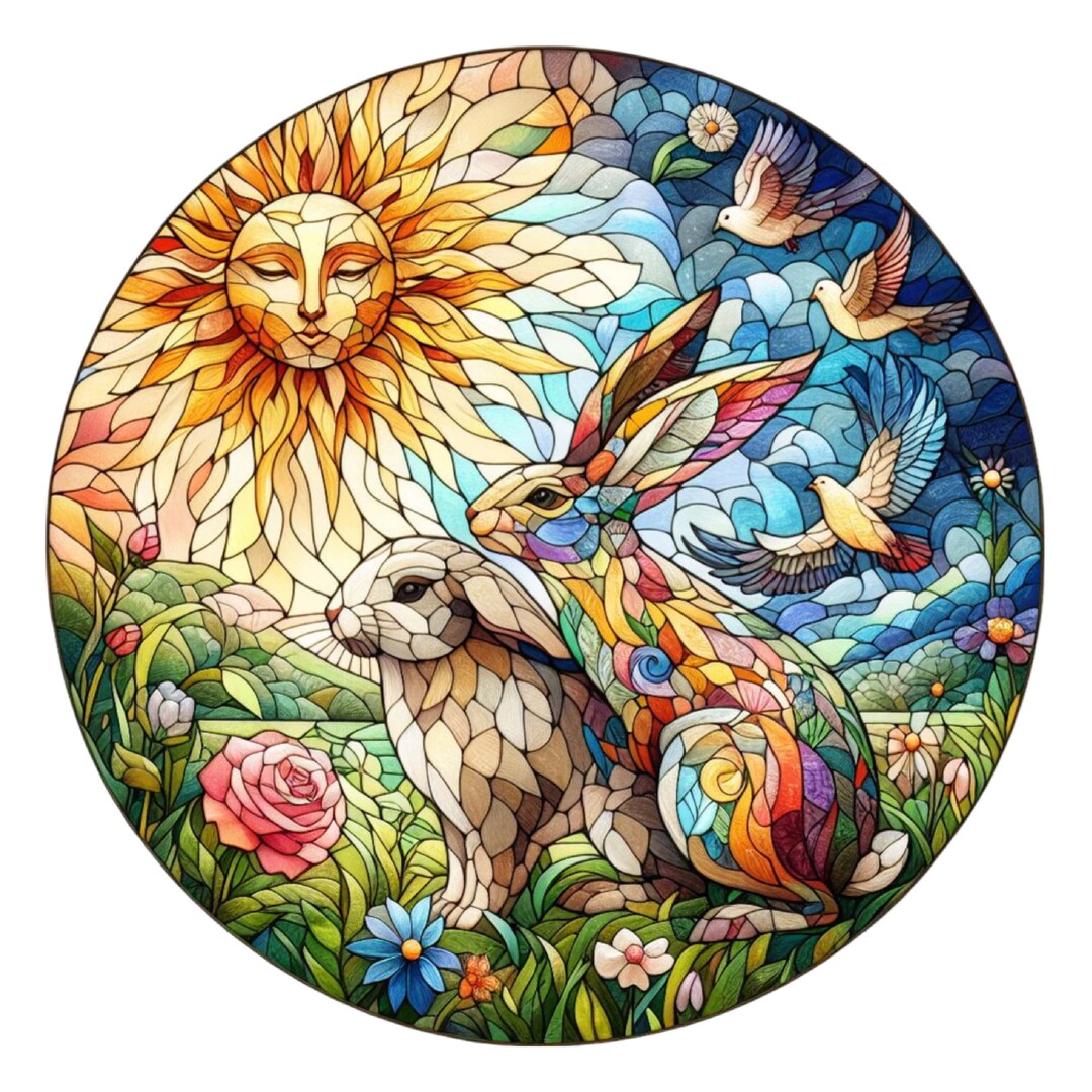 Car Sticker Stained Glass Animals Sticker Weatherproof Outdoor Vinyl - Etsy