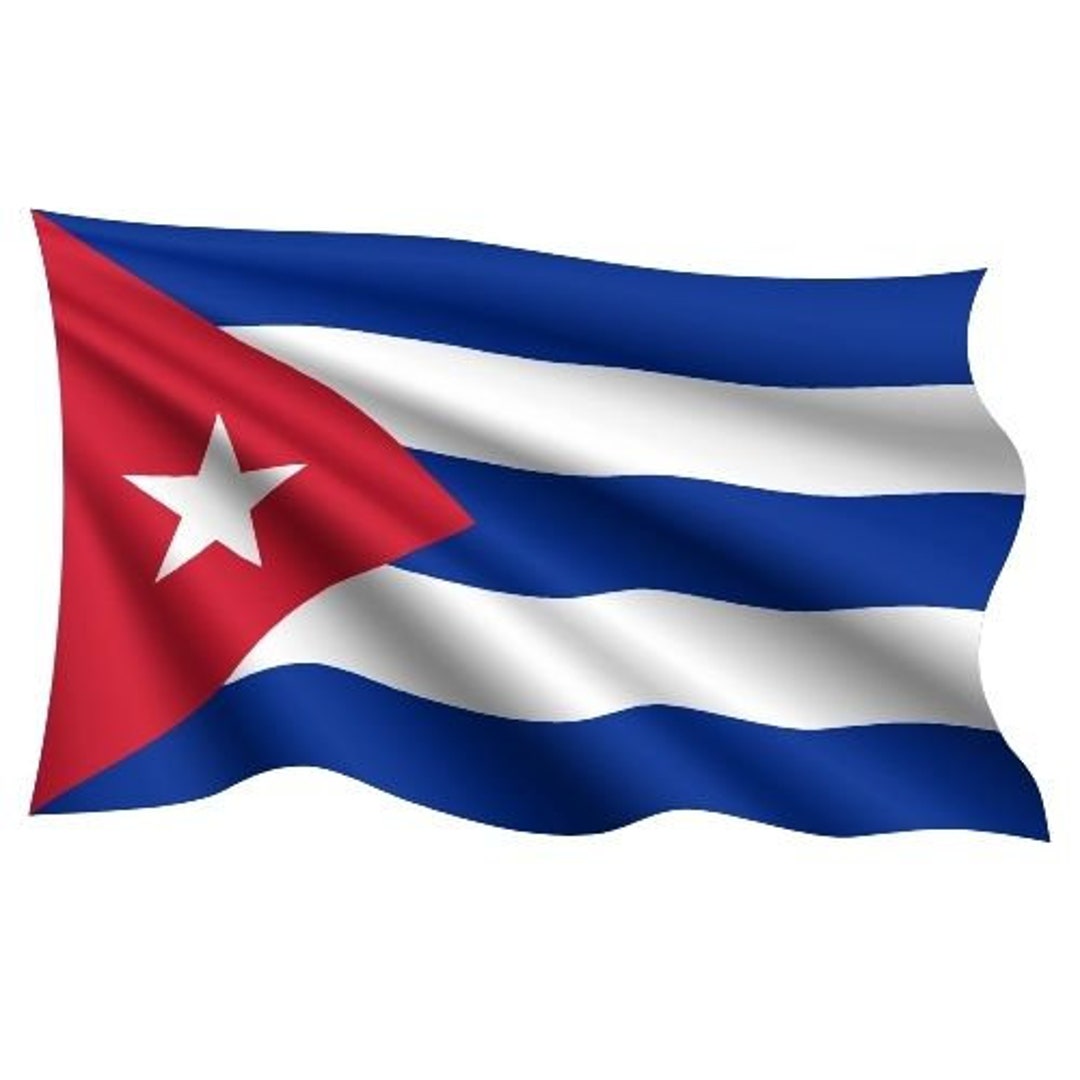 Car Sticker Sticker Flag Cuba Flag Sticker - Etsy