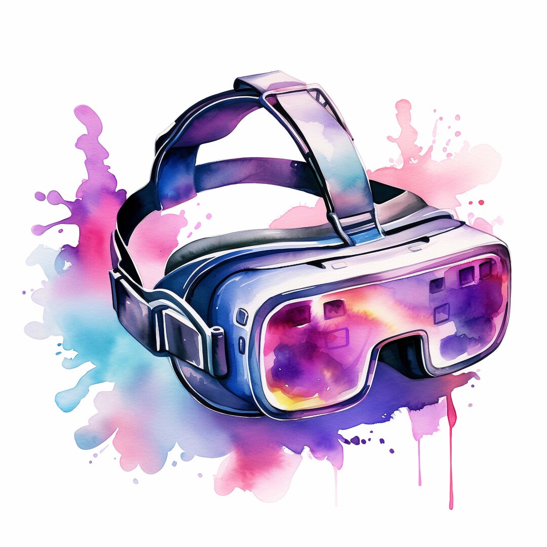 Car Sticker Watercolor VR Headset Sticker Weatherproof Outdoor Vinyl - Etsy