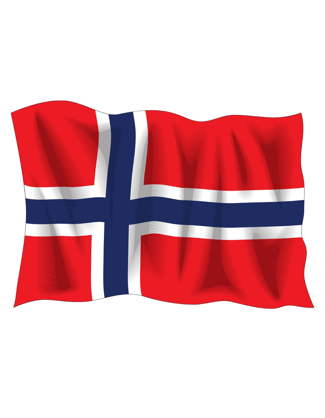 Norway Flag Sticker – Scandinavian Country Sticker Outdoor – Vinyl ...