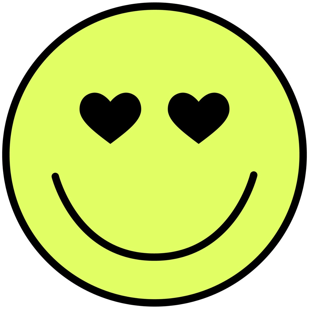 Car Sticker Happy Face Sticker Weatherproof Outdoor Vinyl - Etsy