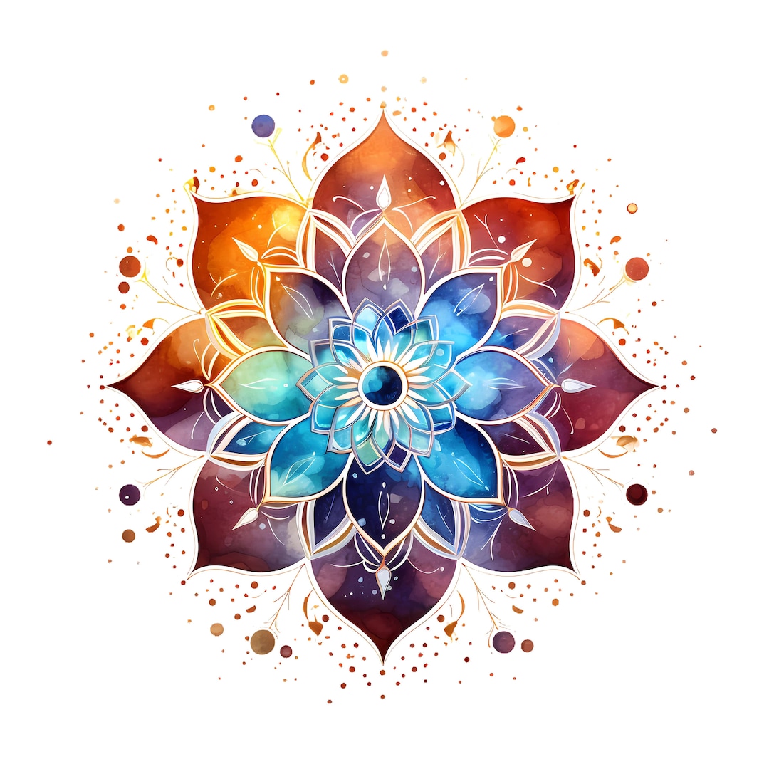Mandala Personalizable Outdoor Uv-resistant Vinyl Sticker Made of High ...