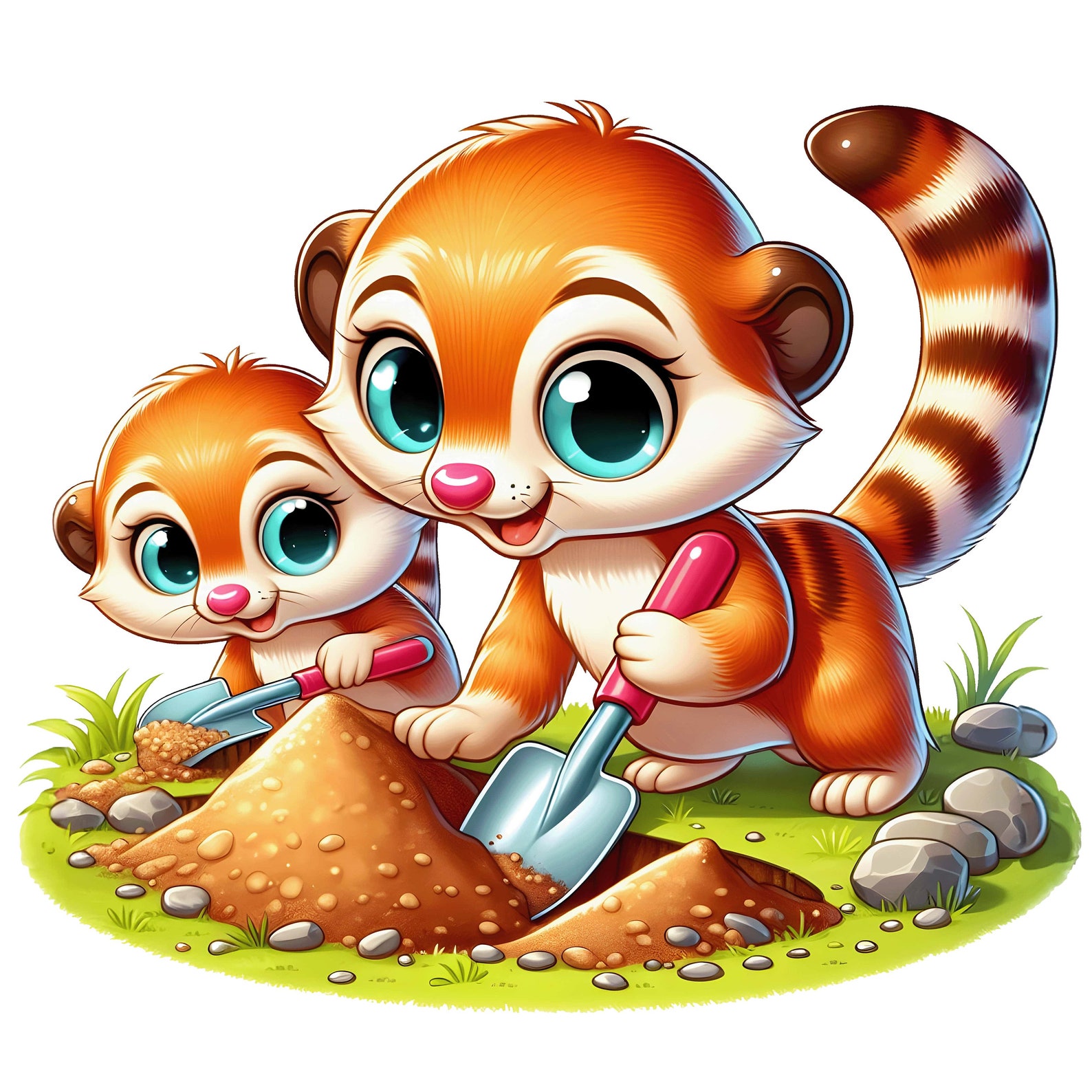 Car Sticker Cute Cartoon Meerkat Decal Weatherproof Outdoor Vinyl - Etsy