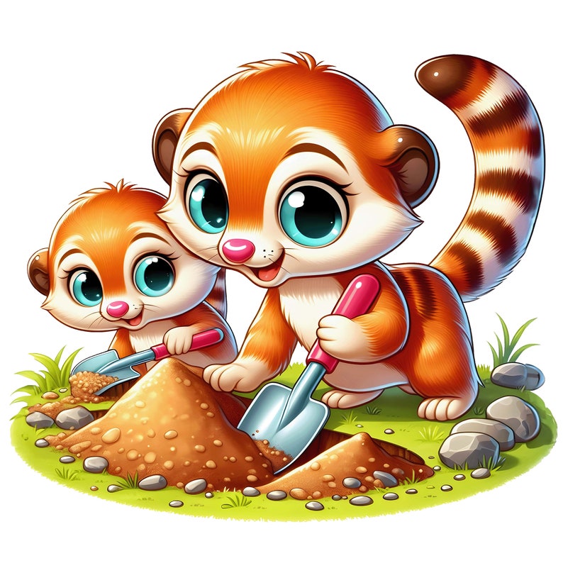 Car Sticker Cute Cartoon Meerkat Decal Weatherproof Outdoor Vinyl - Etsy