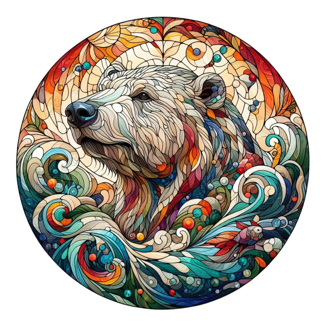 Car Sticker Stained Glass Animals Sticker Weatherproof Outdoor Vinyl - Etsy