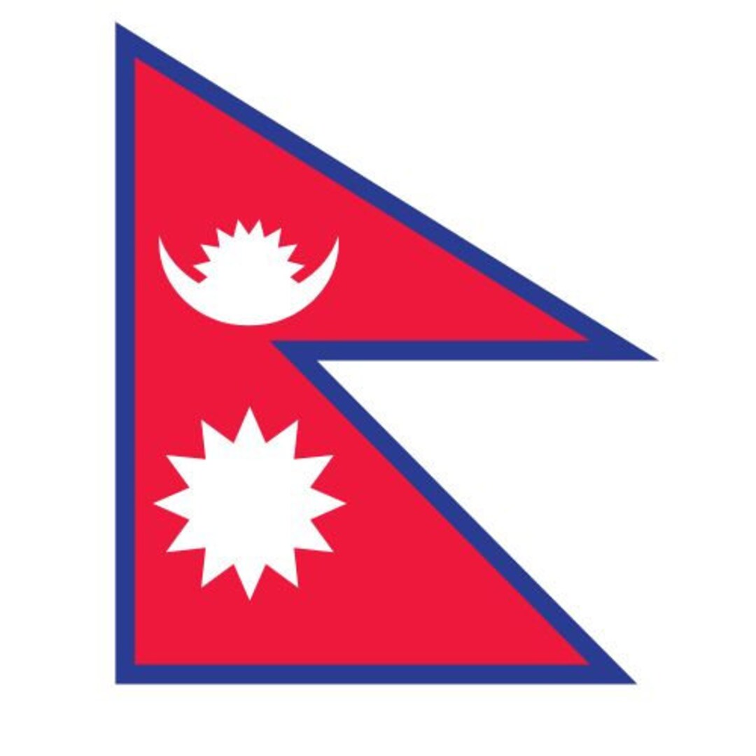 Car Sticker Flag Nepal Flag Sticker Weatherproof Outdoor Vinyl Sticker ...