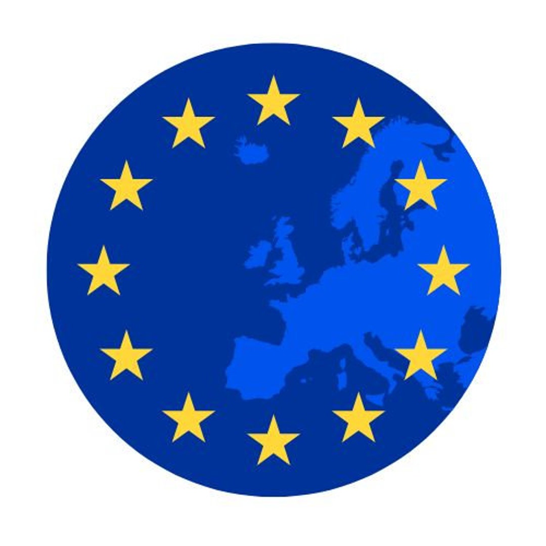 Car Sticker Flag European Union Flag Sticker Weatherproof Outdoor Vinyl ...