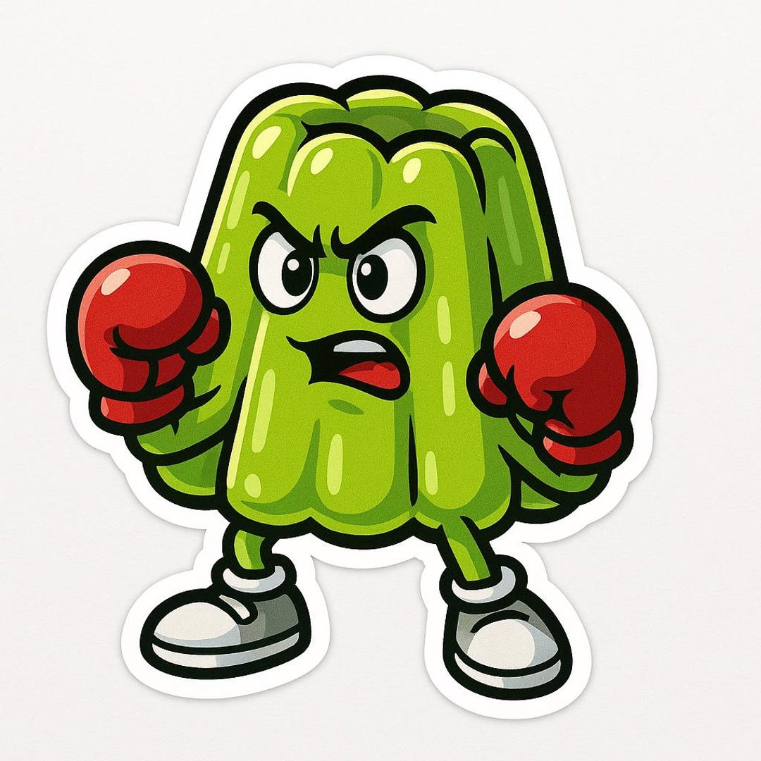 Jelly as a Boxer Sticker – Funny Car Sticker – Weatherproof, Original ...