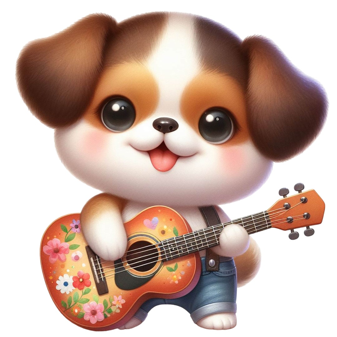 Car Sticker Placeholder Animals With Guitar Weatherproof Outdoor Vinyl ...