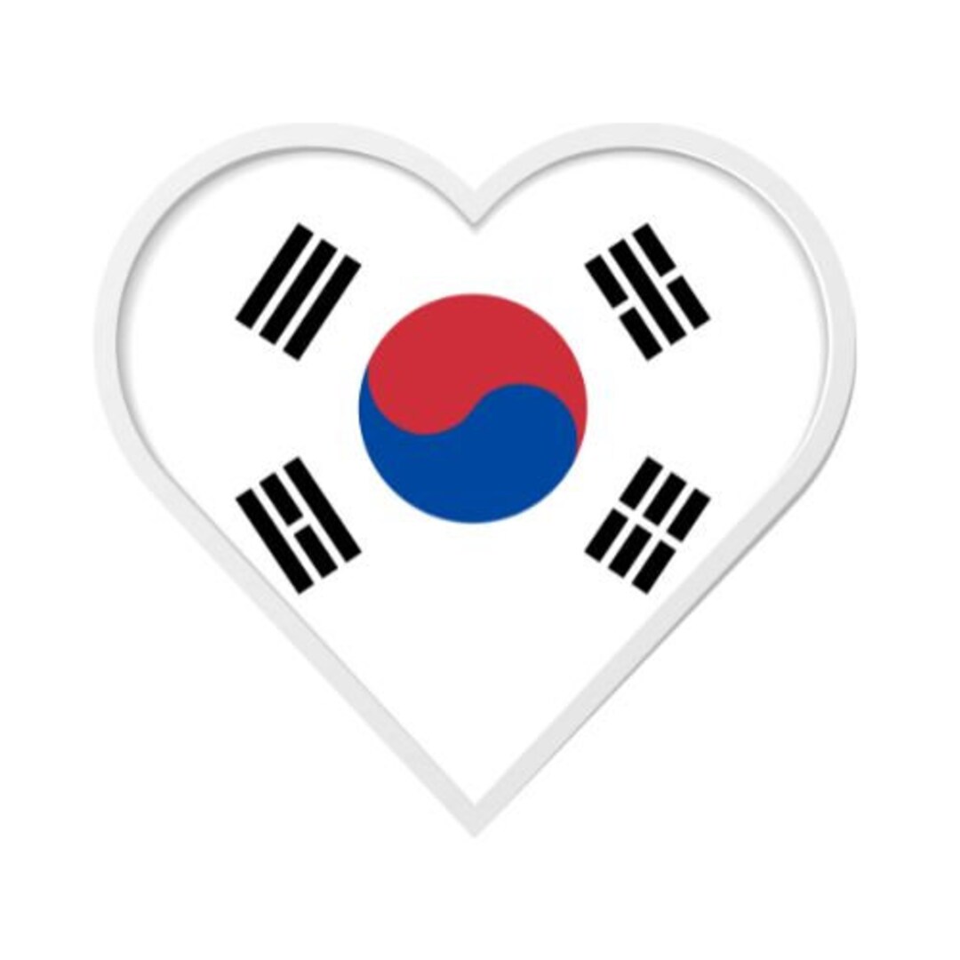 Car Sticker Flag South Korea Flag Sticker - Etsy