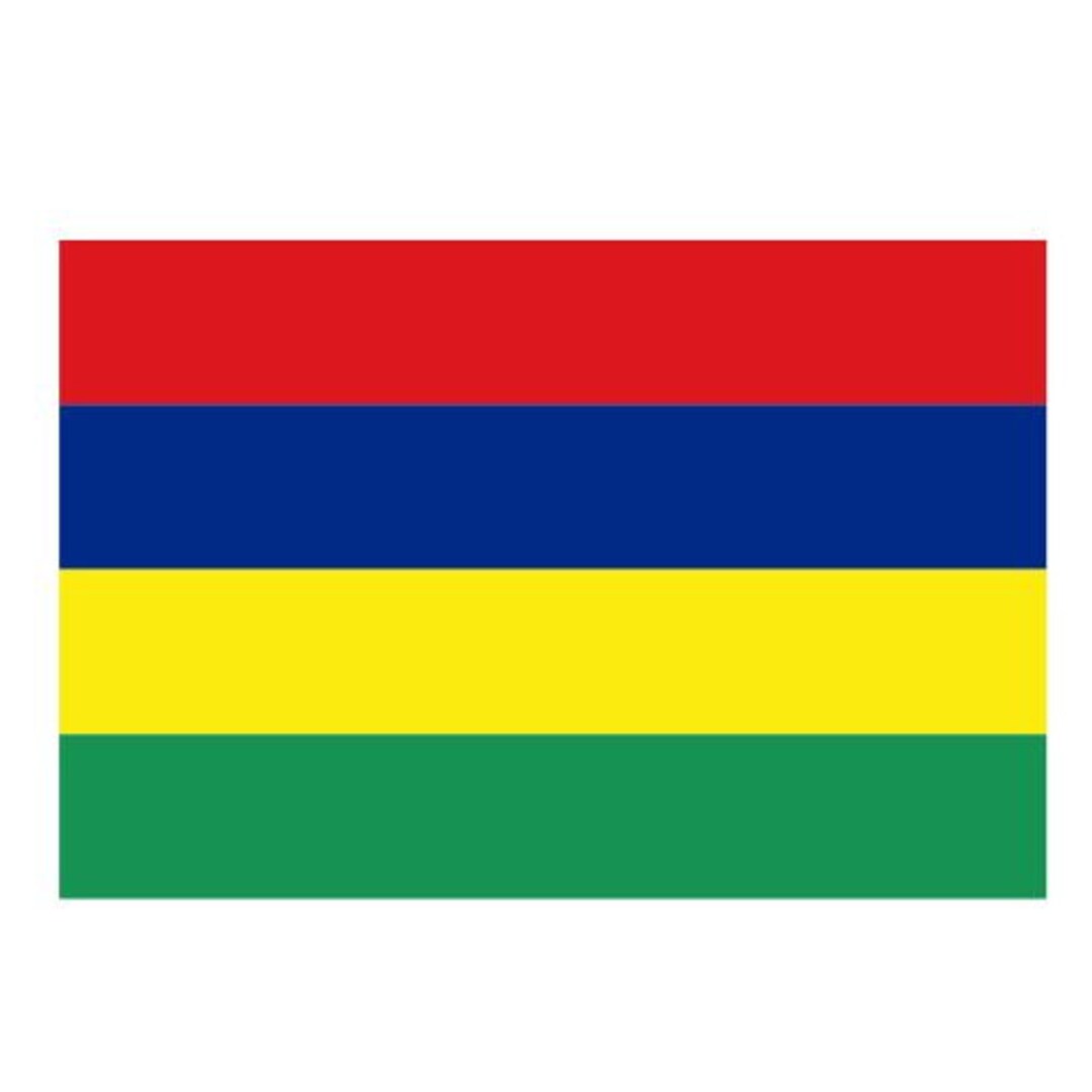 Car Sticker Flag Mauritius Flag Sticker Weatherproof Outdoor Vinyl ...