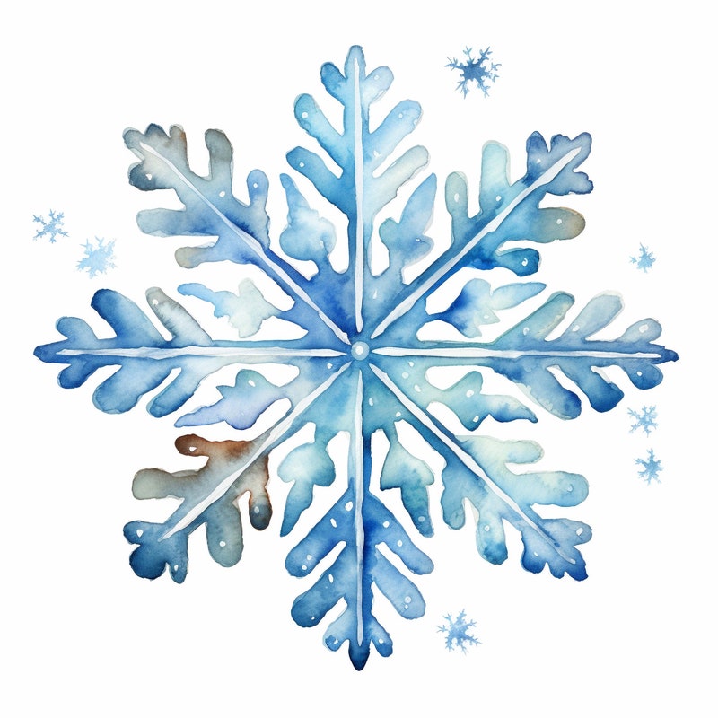 Snowflake Stickers - Etsy UK