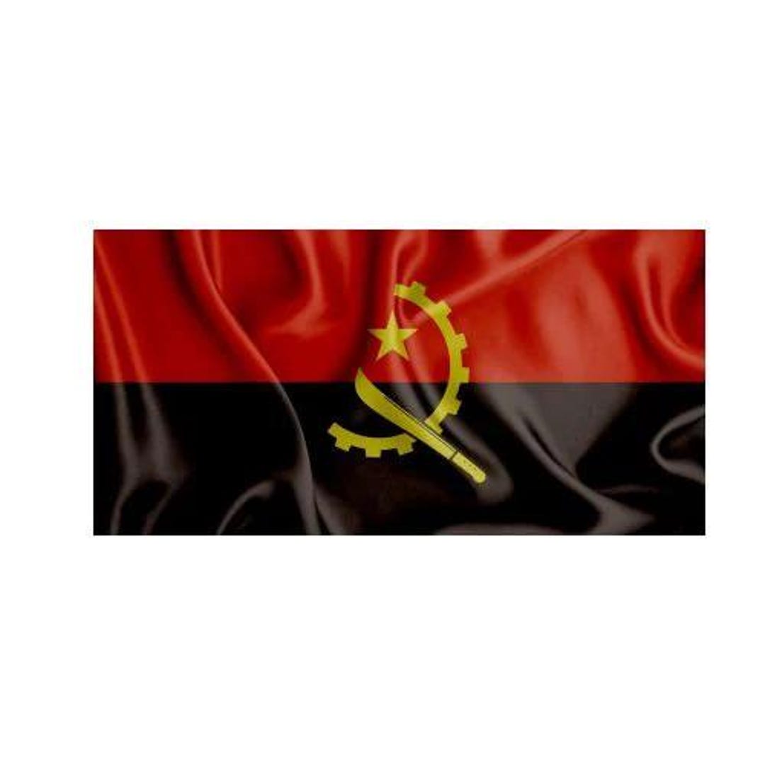 Car Sticker Flag Angola Flag Sticker – Weatherproof National Flag ...