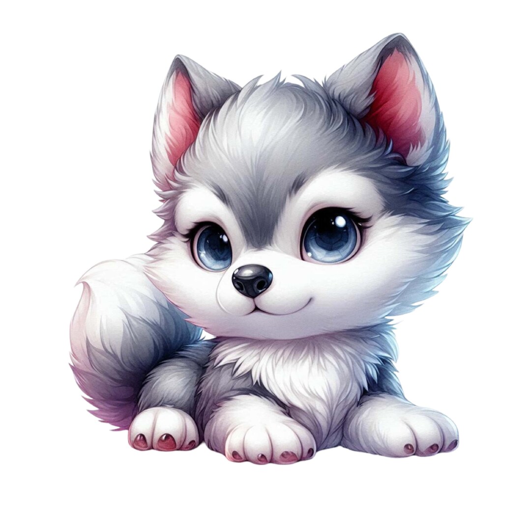 Car Sticker Cute Wolf Sticker Weatherproof Outdoor Uv-resistant Vinyl ...