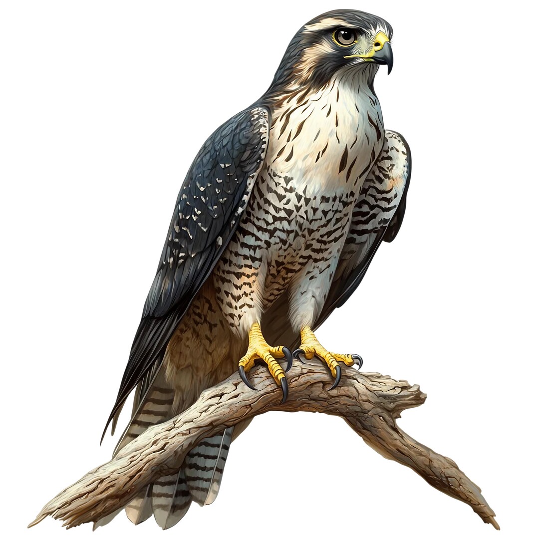 5X Hawk Sticker Set (5 Pieces): Bird of Prey Car Stickers, Forest ...