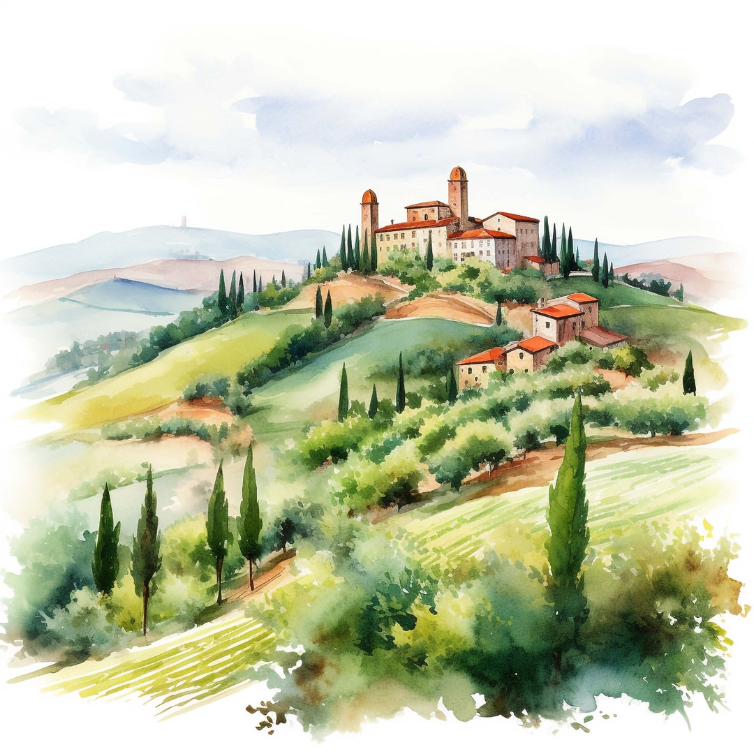 Car Sticker Tuscany Italy Sticker Weatherproof Outdoor Vinyl - Etsy