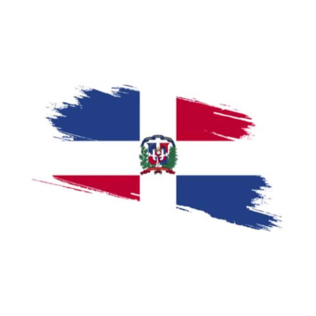 Car Sticker Flag Dominican Republic Flag Sticker Weatherproof Outdoor ...