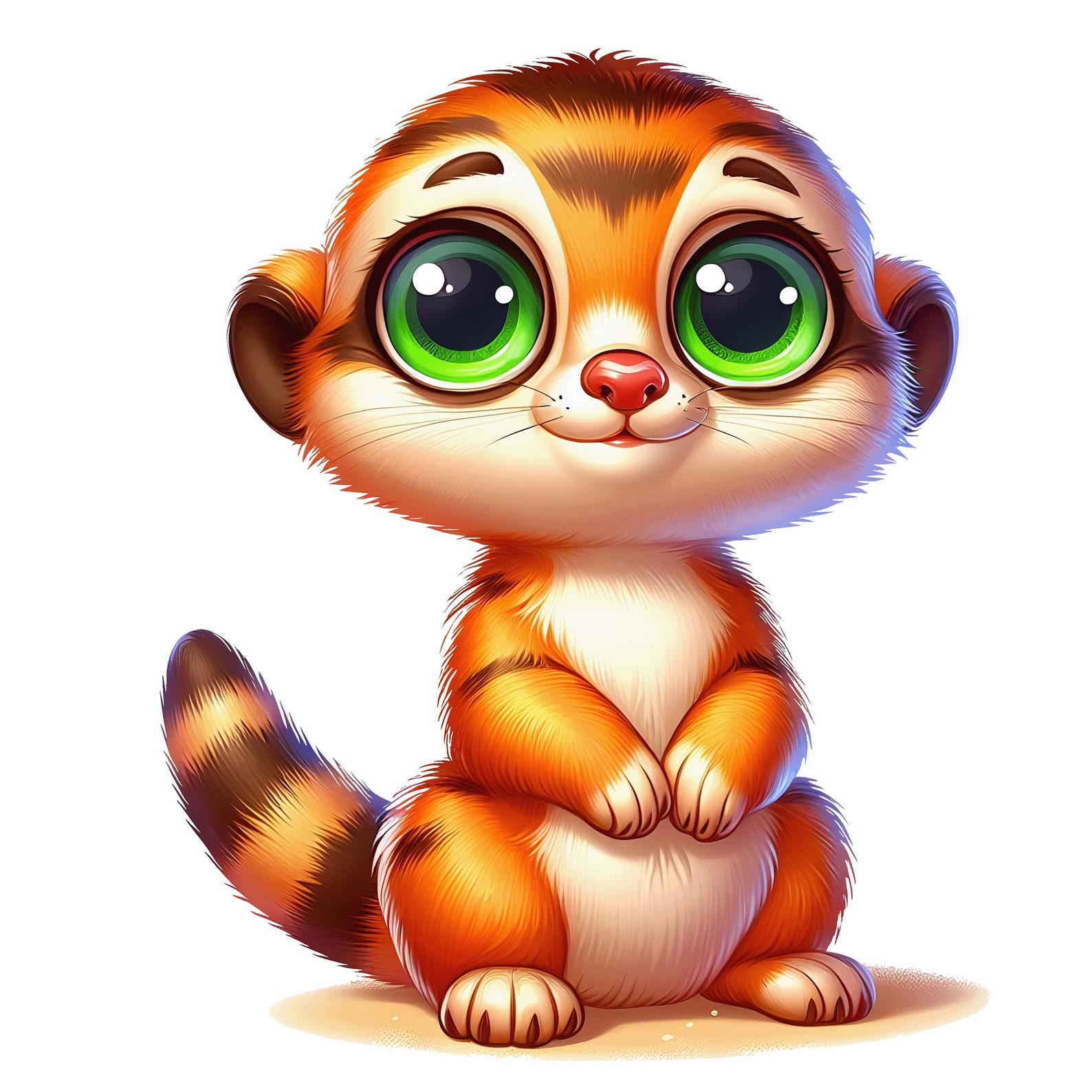 Car Sticker Cute Cartoon Meerkat Decal Weatherproof Outdoor Vinyl - Etsy