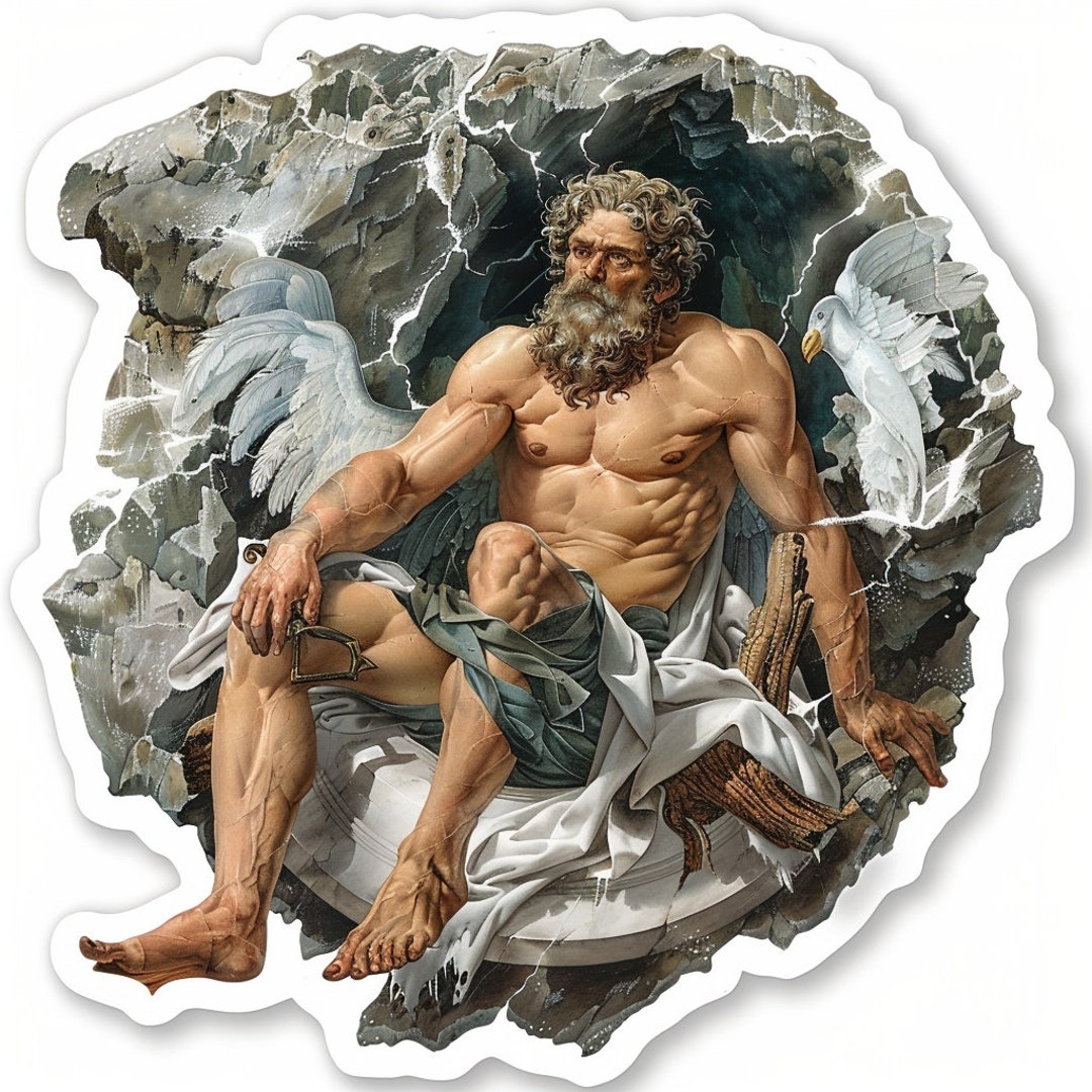Car Sticker Prometheus Greek Mythology Sticker Weatherproof Outdoor ...