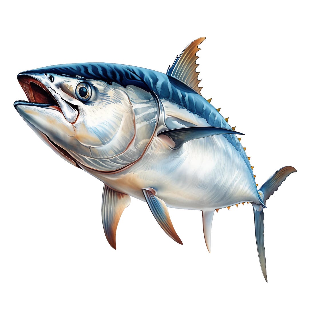 5X Tuna Stickers Car Stickers Angler Gift Fish Motif Boat Decoration ...