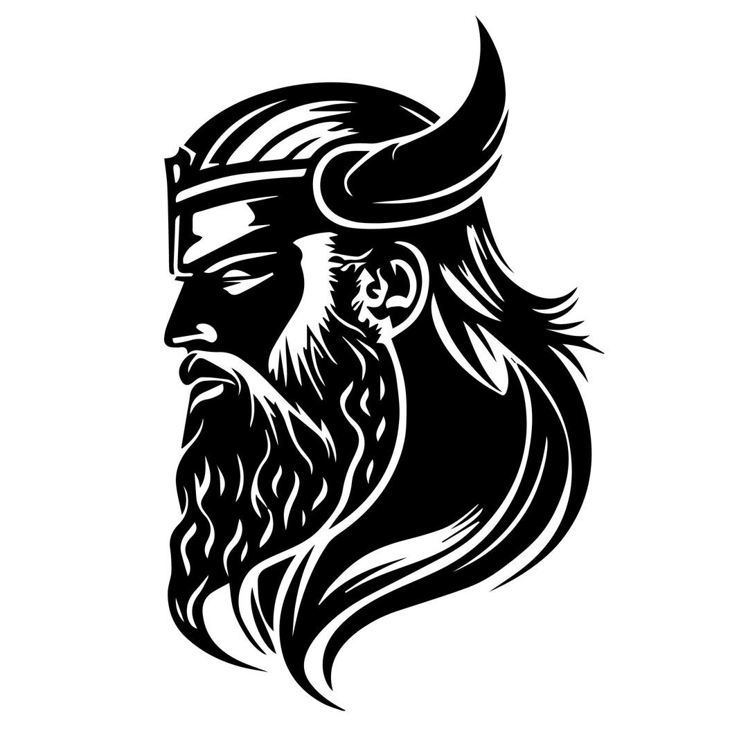 Car Sticker Vikings Sticker Weatherproof Outdoor Uv-resistant Vinyl ...