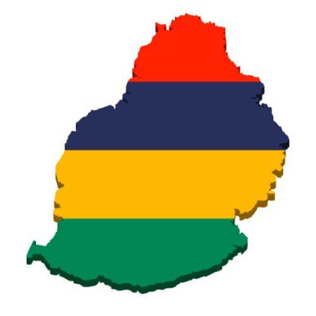 Sticker Flag Mauritius Flag Sticker - Etsy