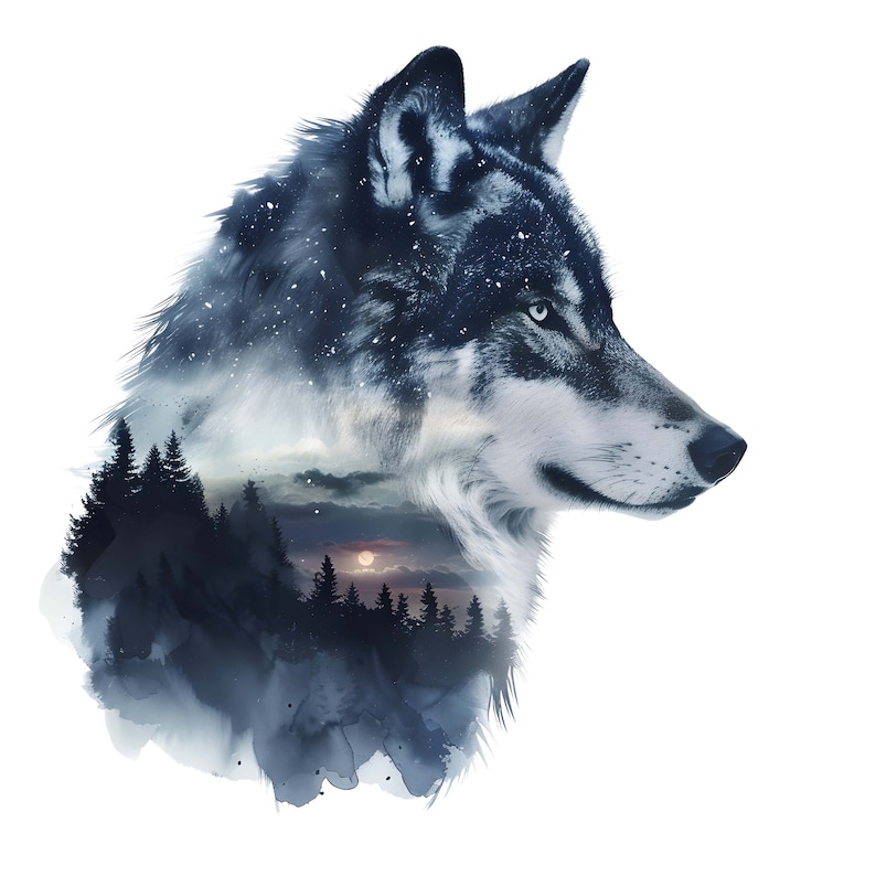 Car Sticker Wolf Sticker Weatherproof Outdoor Uv-resistant Vinyl ...