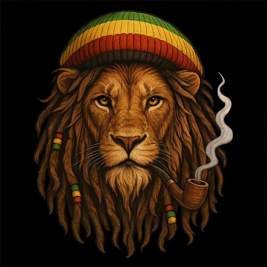 Rastafari Lion Sticker Outdoor Uv-resistant Vinyl Sticker Made of High ...