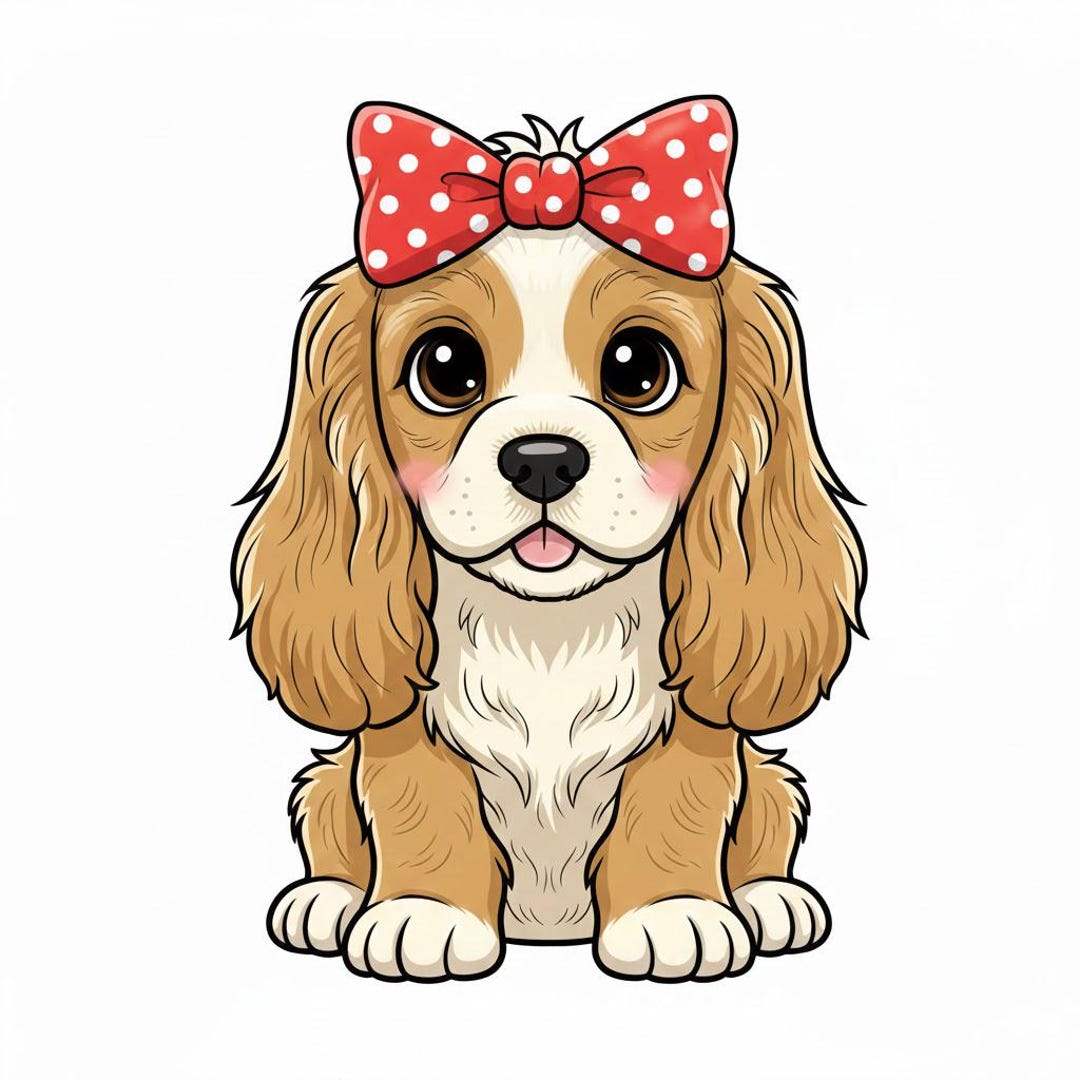 6x American Cocker Spaniel Stickers, Cute Dog Stickers, Waterproof Dog ...