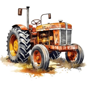 Car Sticker Vintage Tractor Sticker Weatherproof Outdoor Vinyl Sticker ...