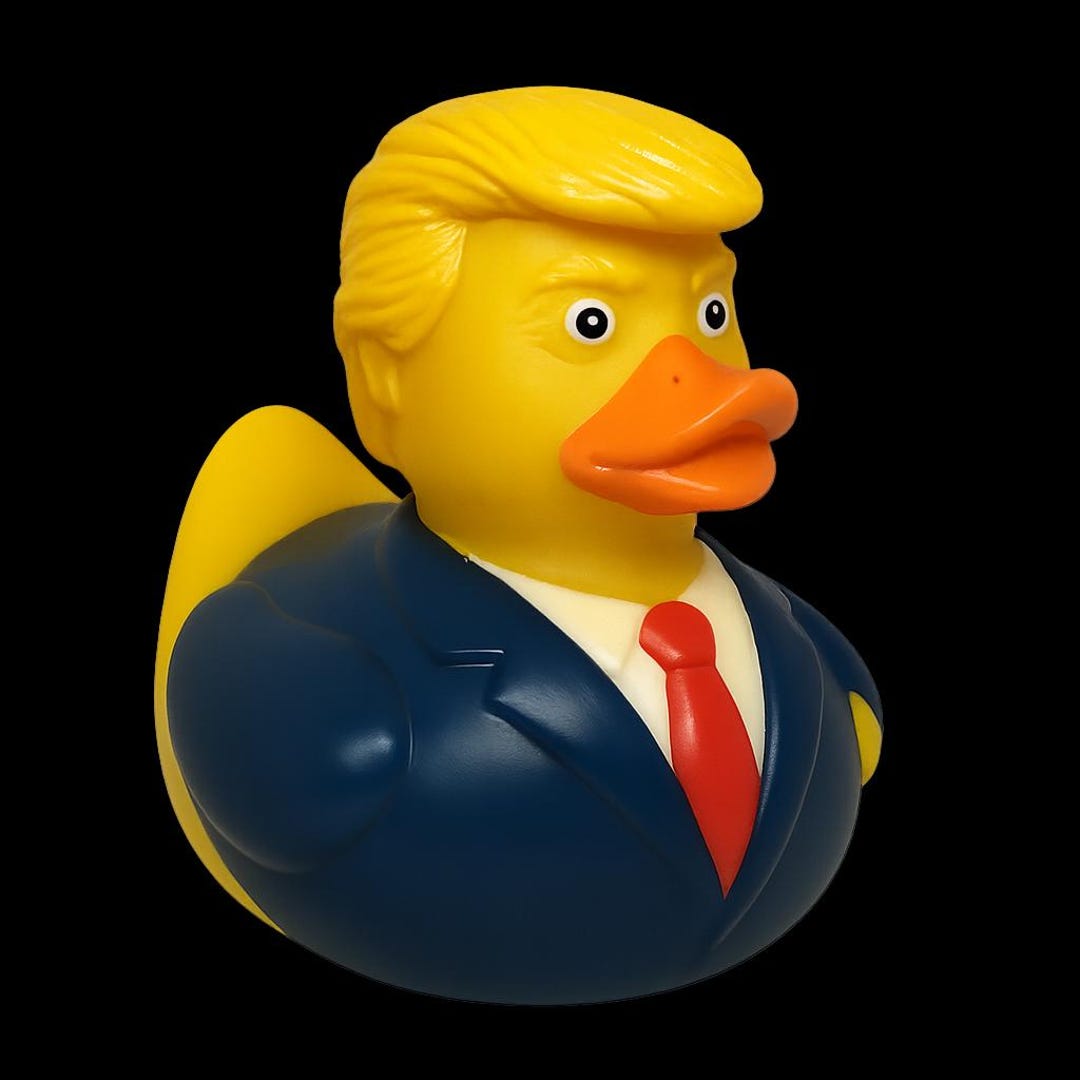 Trump Rubber Duck Sticker Outdoor Uv-resistant Vinyl Sticker Made of ...