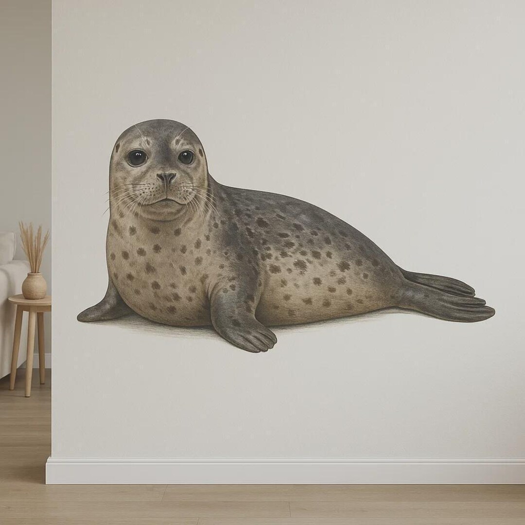 Realistic Seals Wall Decal Lifelike Sea Creature Sticker for Wall RV ...