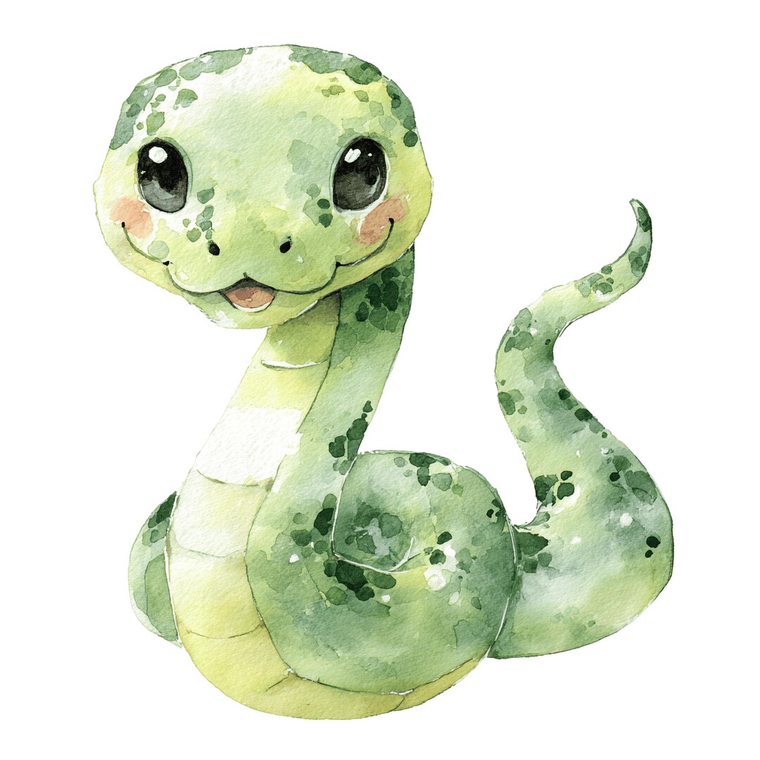 4X Cute Snake Sticker Set, 4 Pieces, Kawaii Car Stickers, Reptile ...