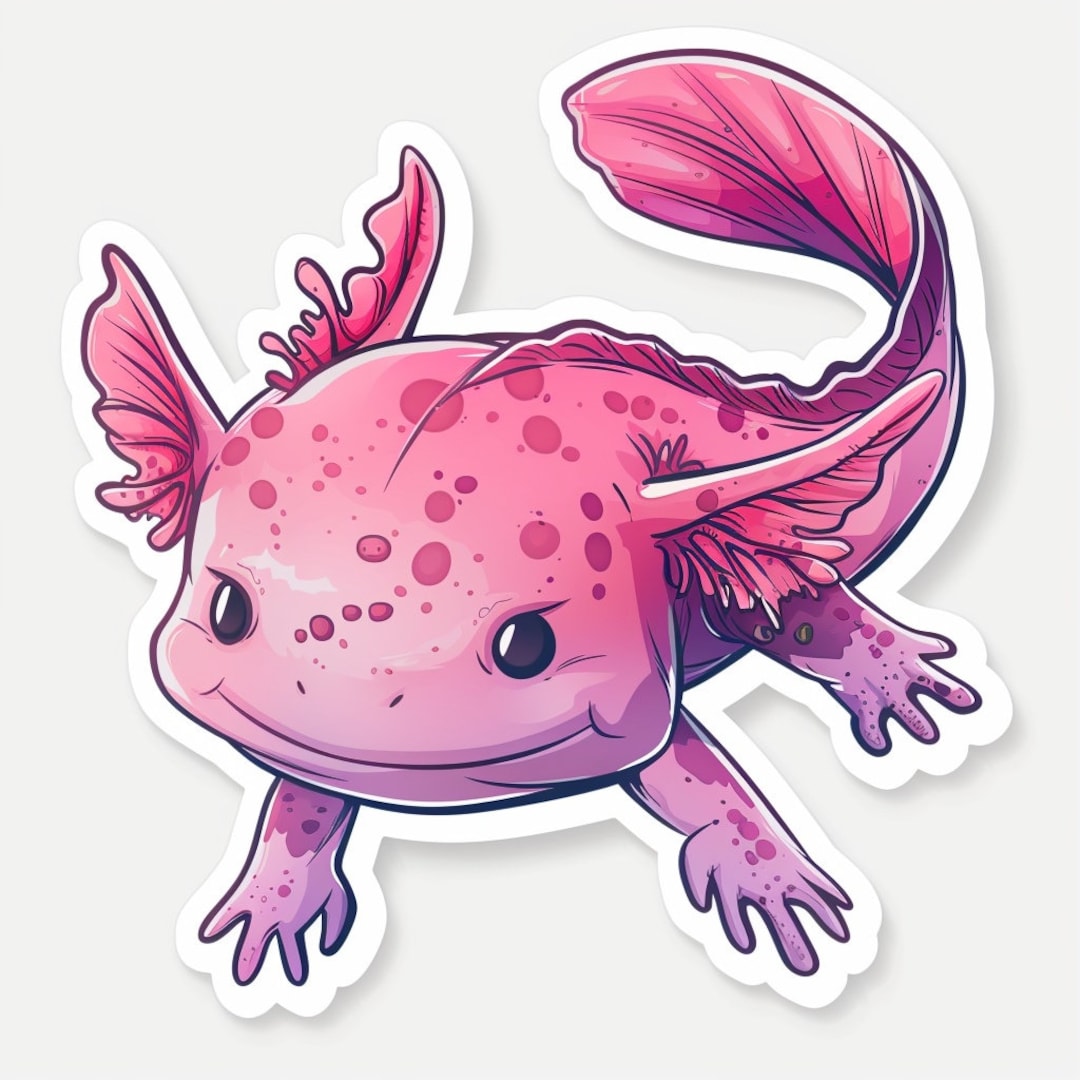 Car Sticker Axolotl Sticker Weatherproof Outdoor Vinyl - Etsy