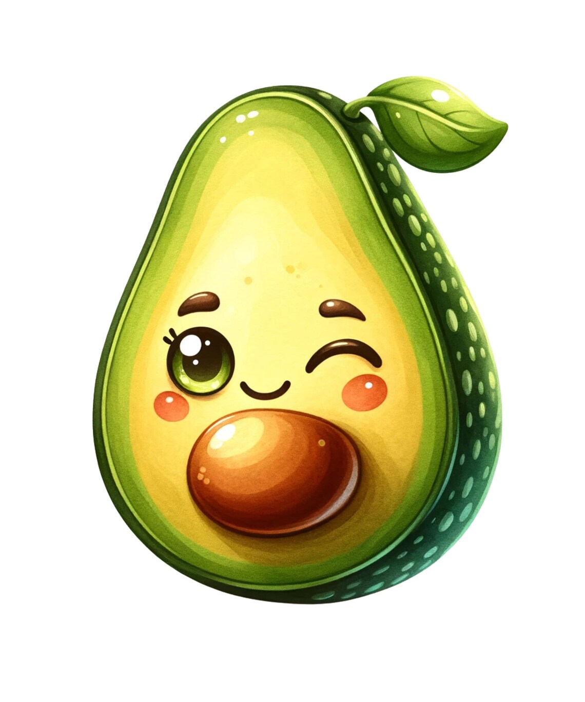 Car Sticker Cute Avocado Weatherproof Outdoor Sticker Vinyl - Etsy