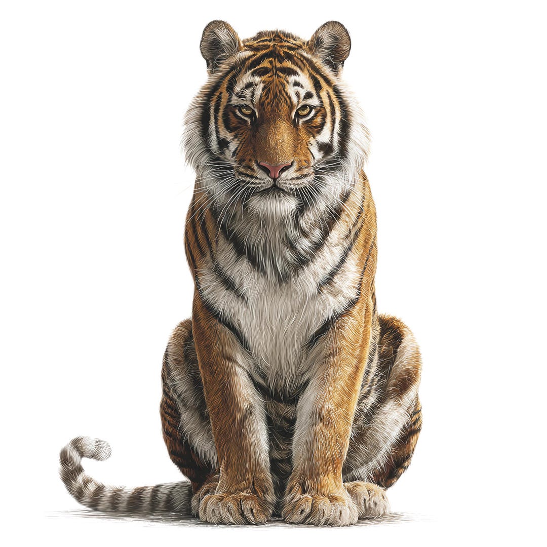 4X Tiger Stickers Angry Car Stickers Big Cat Head Wild Waterproof Vinyl ...
