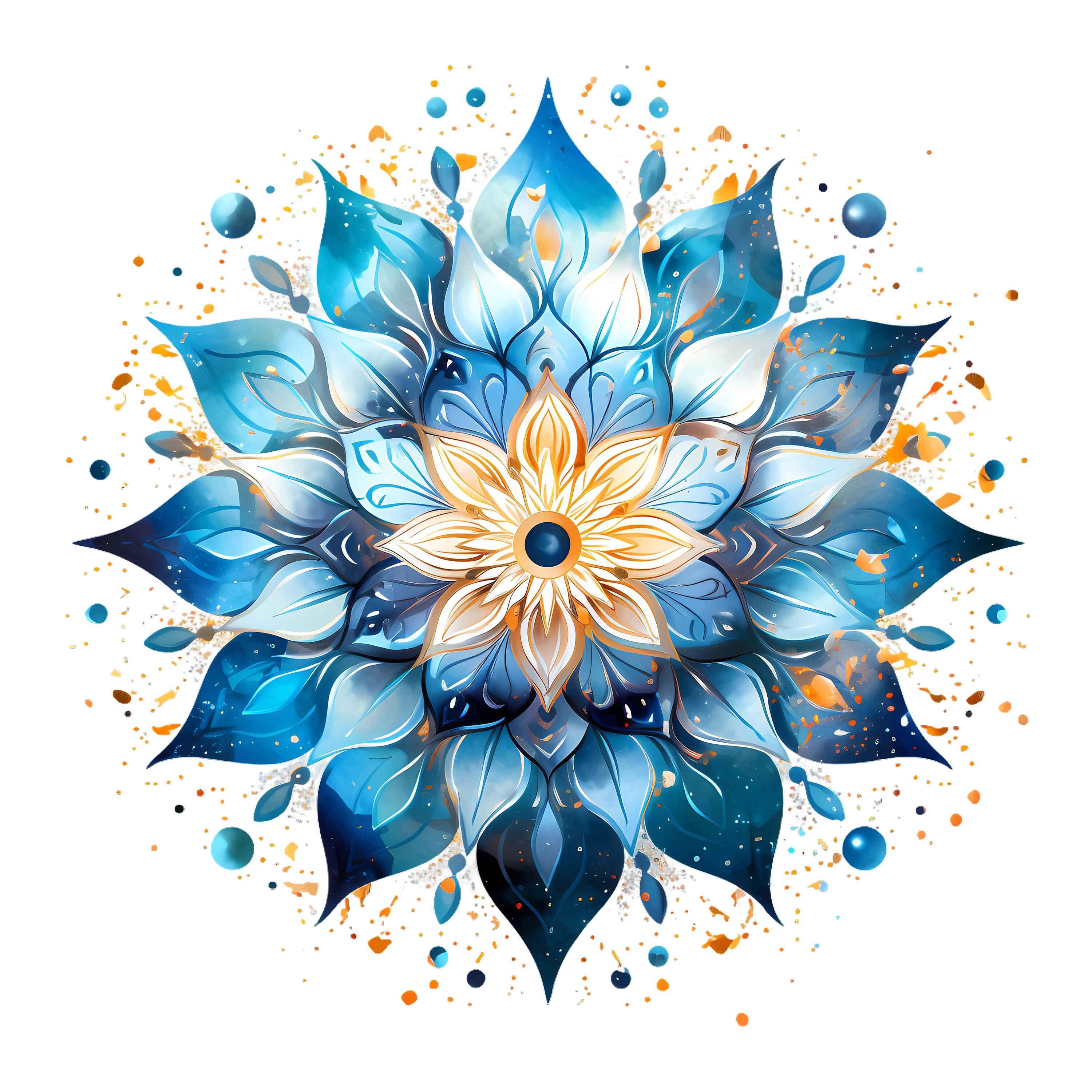 Mandala Personalizable Outdoor Uv-resistant Vinyl Sticker Made of High ...
