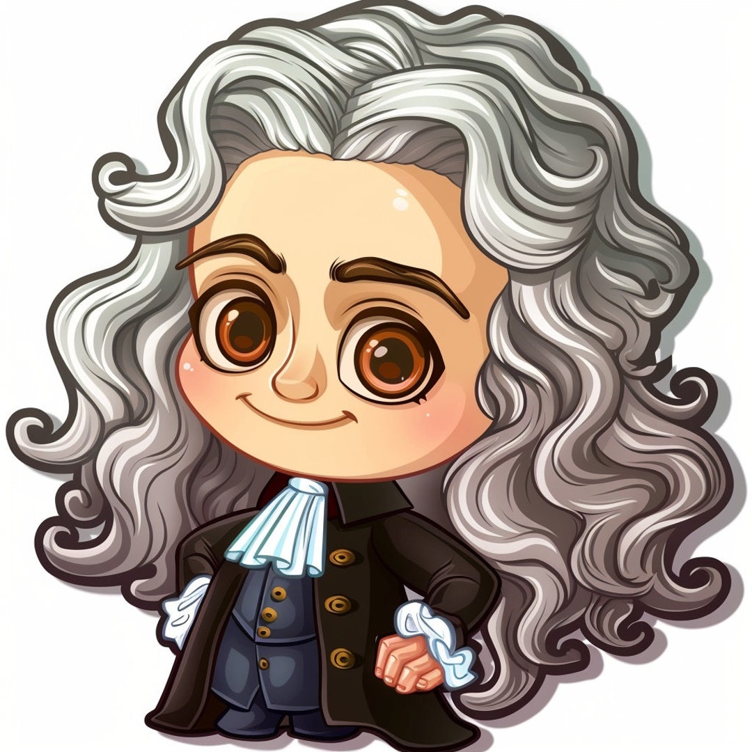 Car Sticker Sir Isaac Newton Sticker Weatherproof Outdoor Vinyl Sticker ...