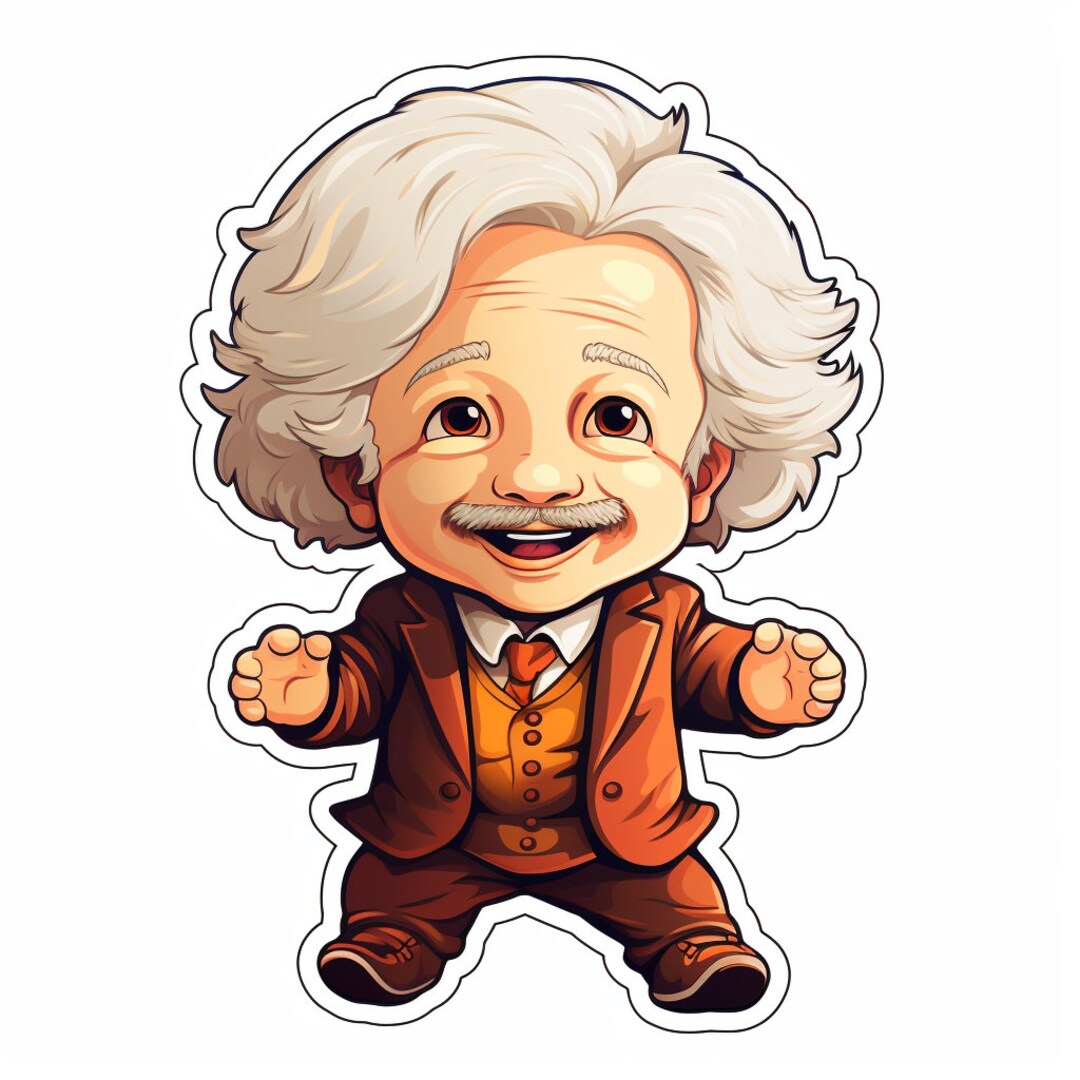 Car Sticker Baby Albert Einstein Sticker Weatherproof Outdoor Vinyl - Etsy