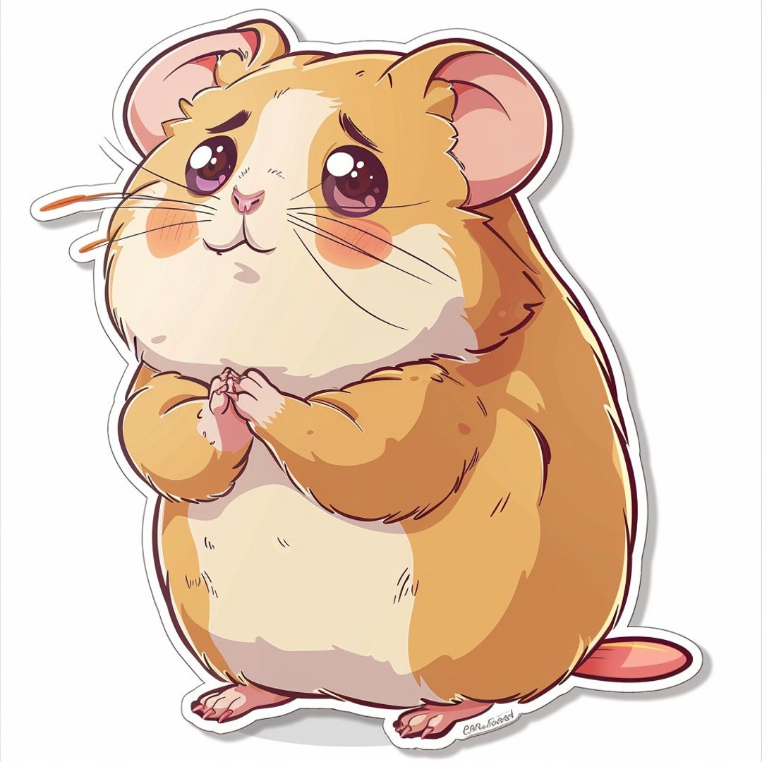 Car Sticker Sad Hamster Meme Decal Weatherproof Outdoor Vinyl - Etsy
