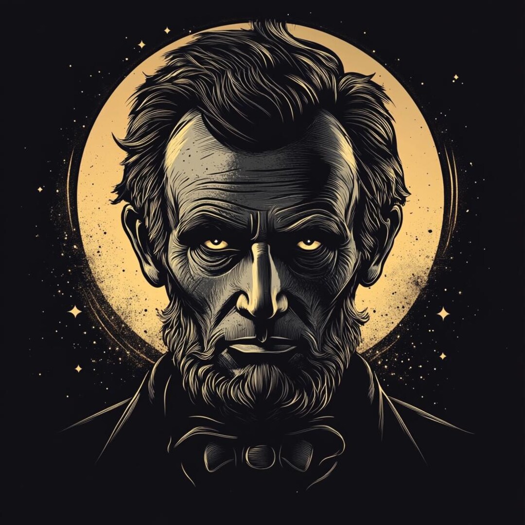 Wall Sticker Abraham Lincoln Portrait Beautiful Wall Decoration Wall ...