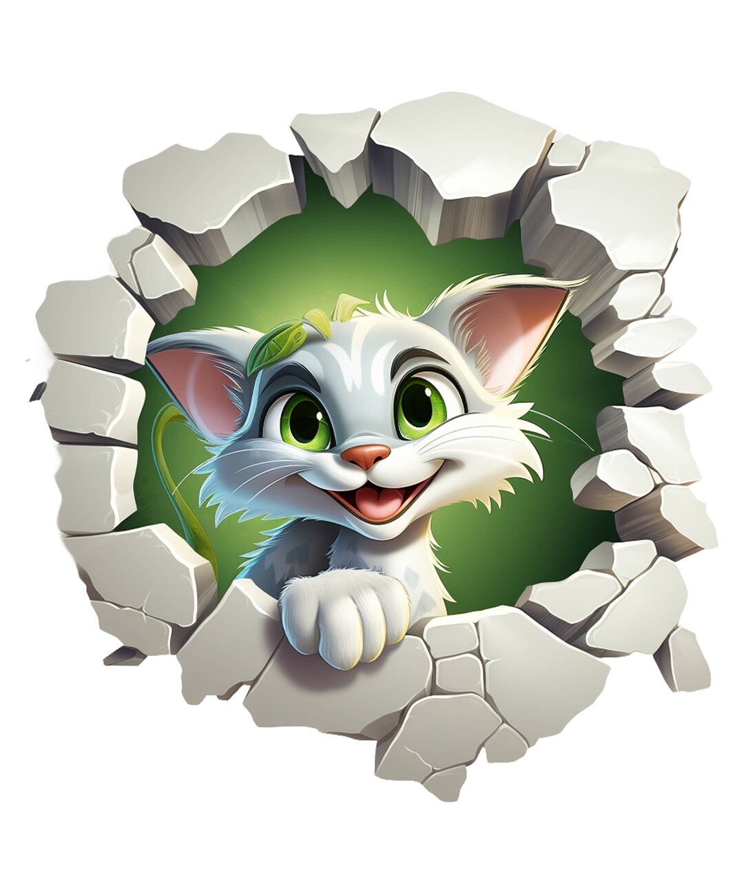 Car Sticker 3D Cat Sticker Weatherproof Outdoor Vinyl - Etsy