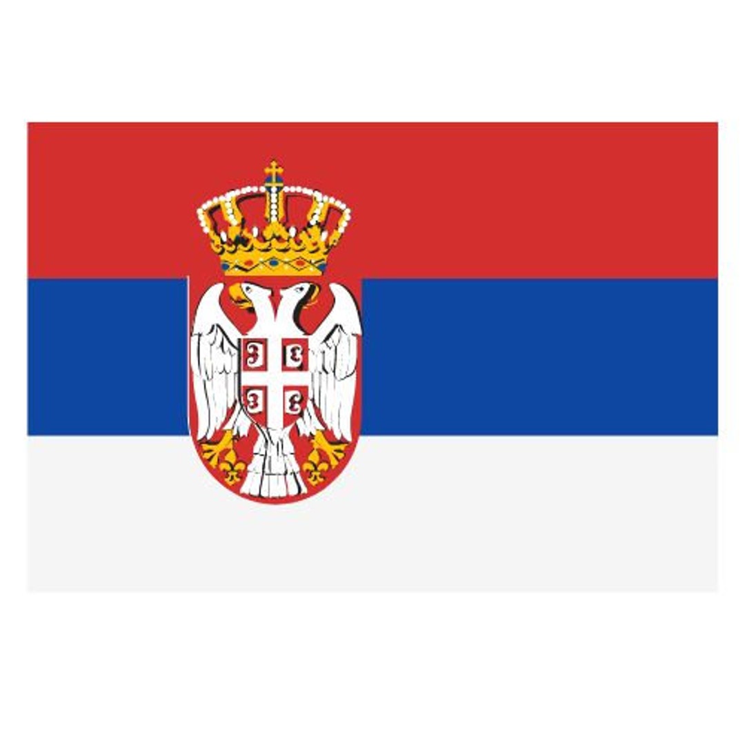 Car Sticker Flag Serbia Flag Sticker - Etsy