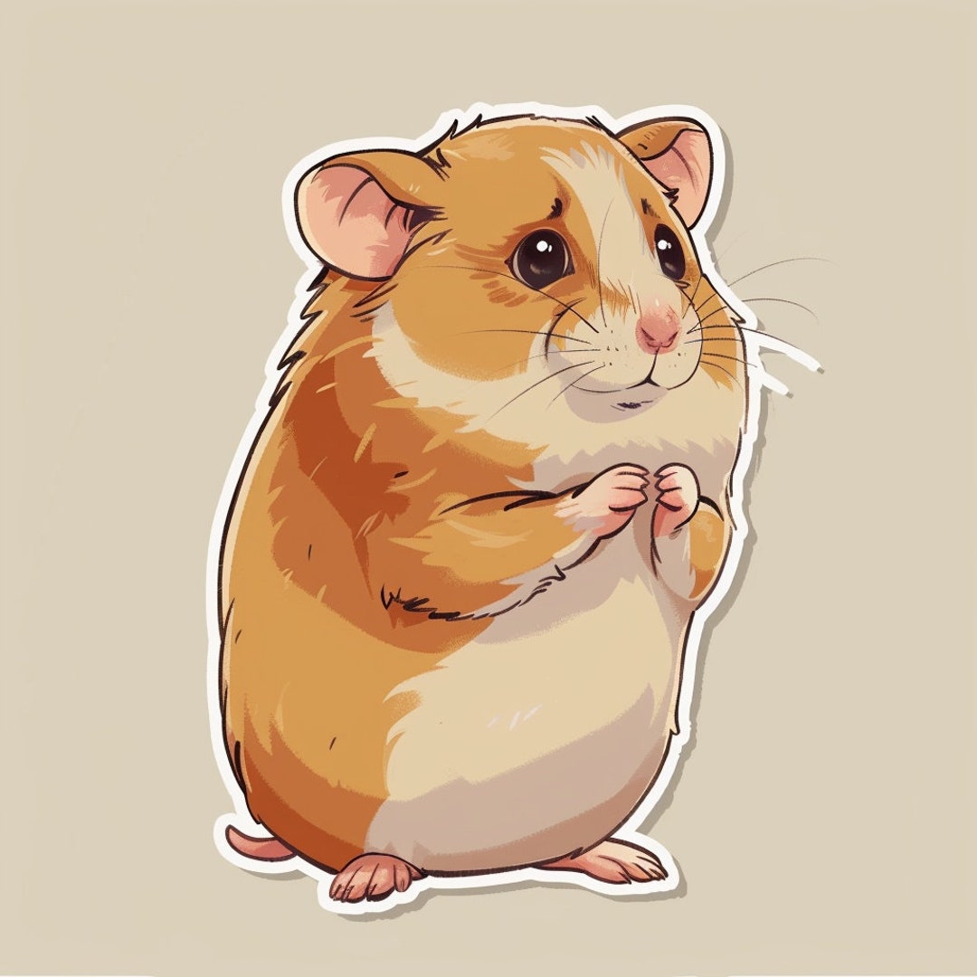 Car Sticker Sad Hamster Meme Decal Weatherproof Outdoor Vinyl - Etsy