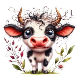 Car Sticker Funny Cow Sticker Weatherproof Outdoor Uv-resistant Vinyl ...