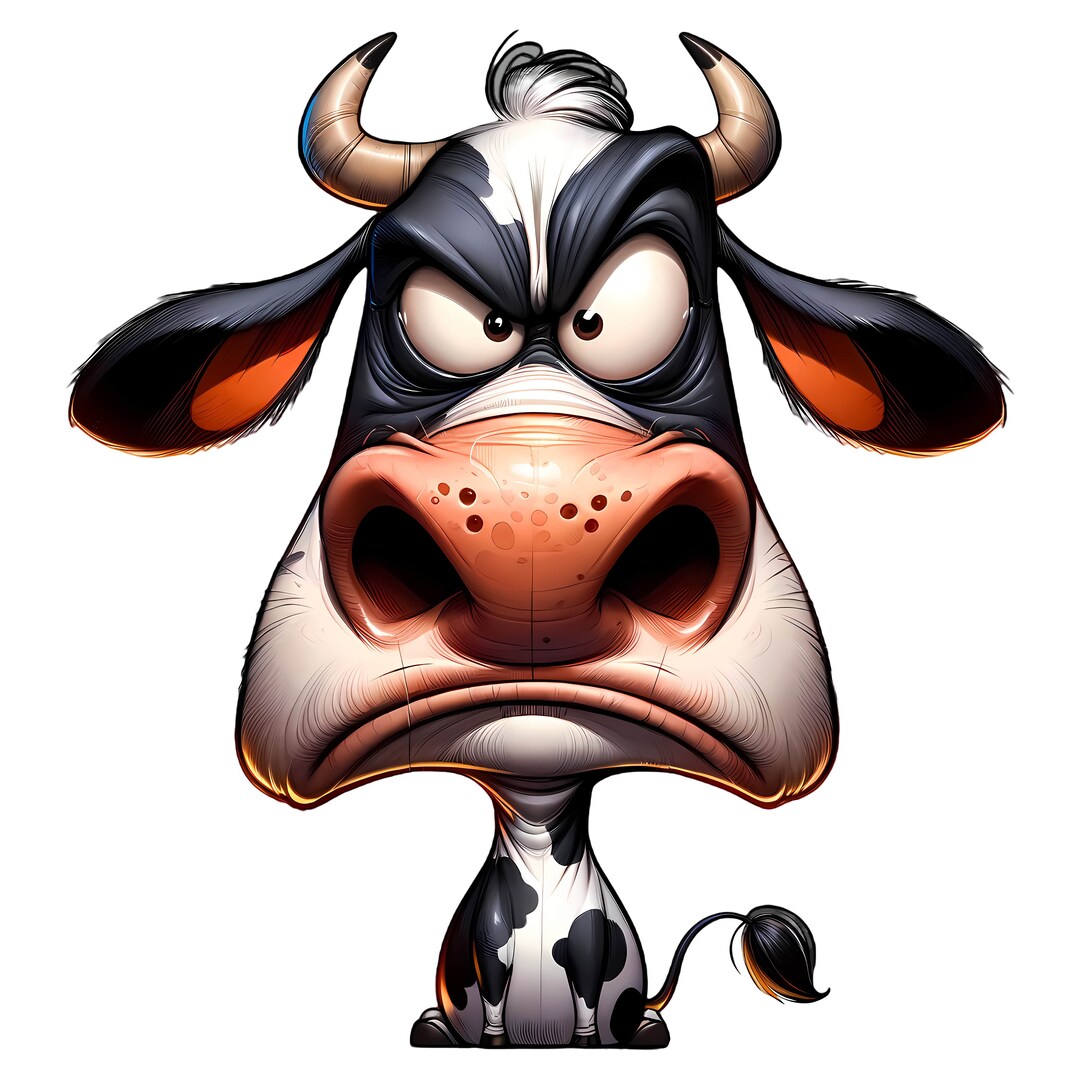 Funny Cows Sticker Personalizable Outdoor Uv-resistant Vinyl Sticker ...