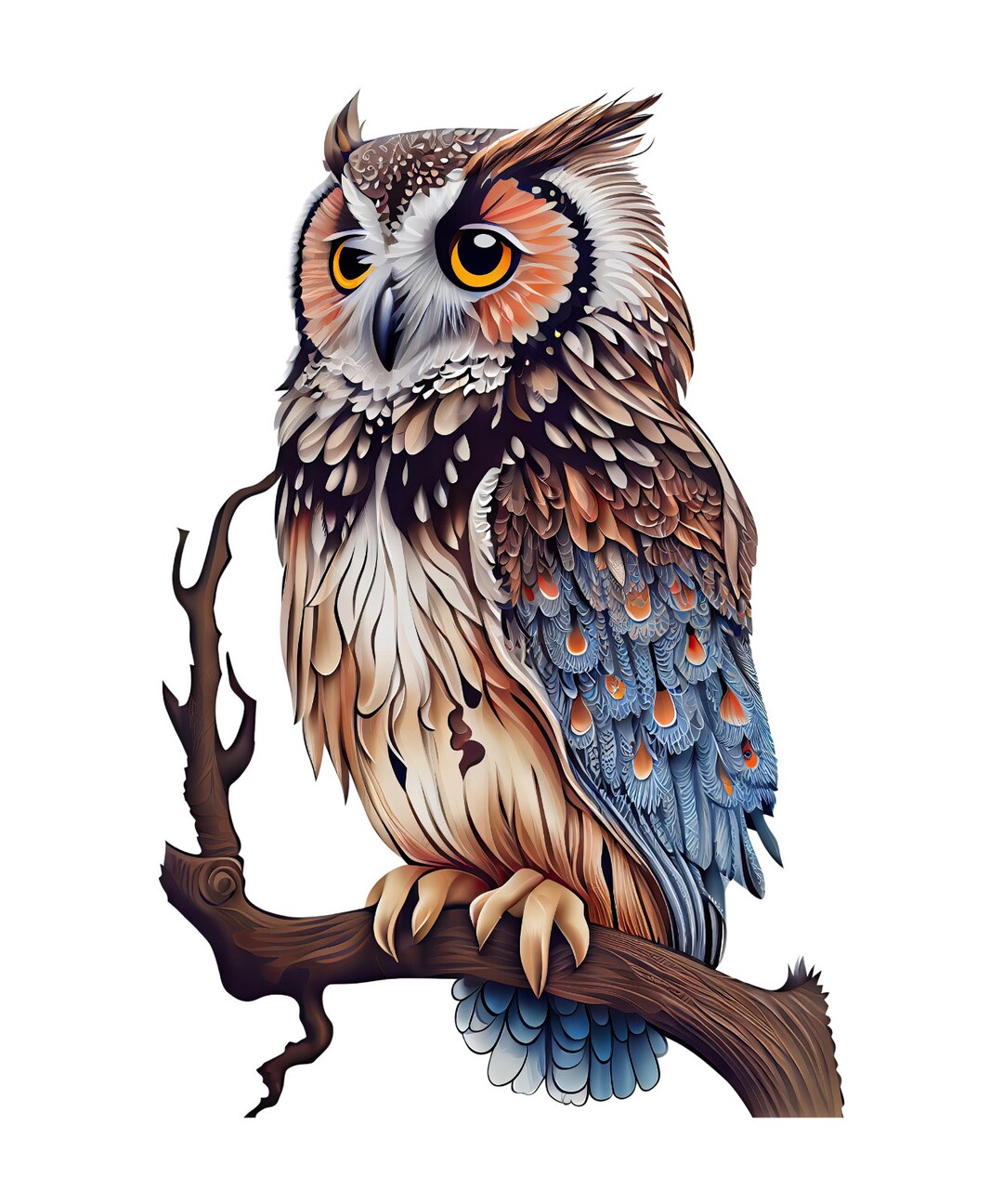 Owl Sticker Personalizable Outdoor Vinyl Sticker - Etsy