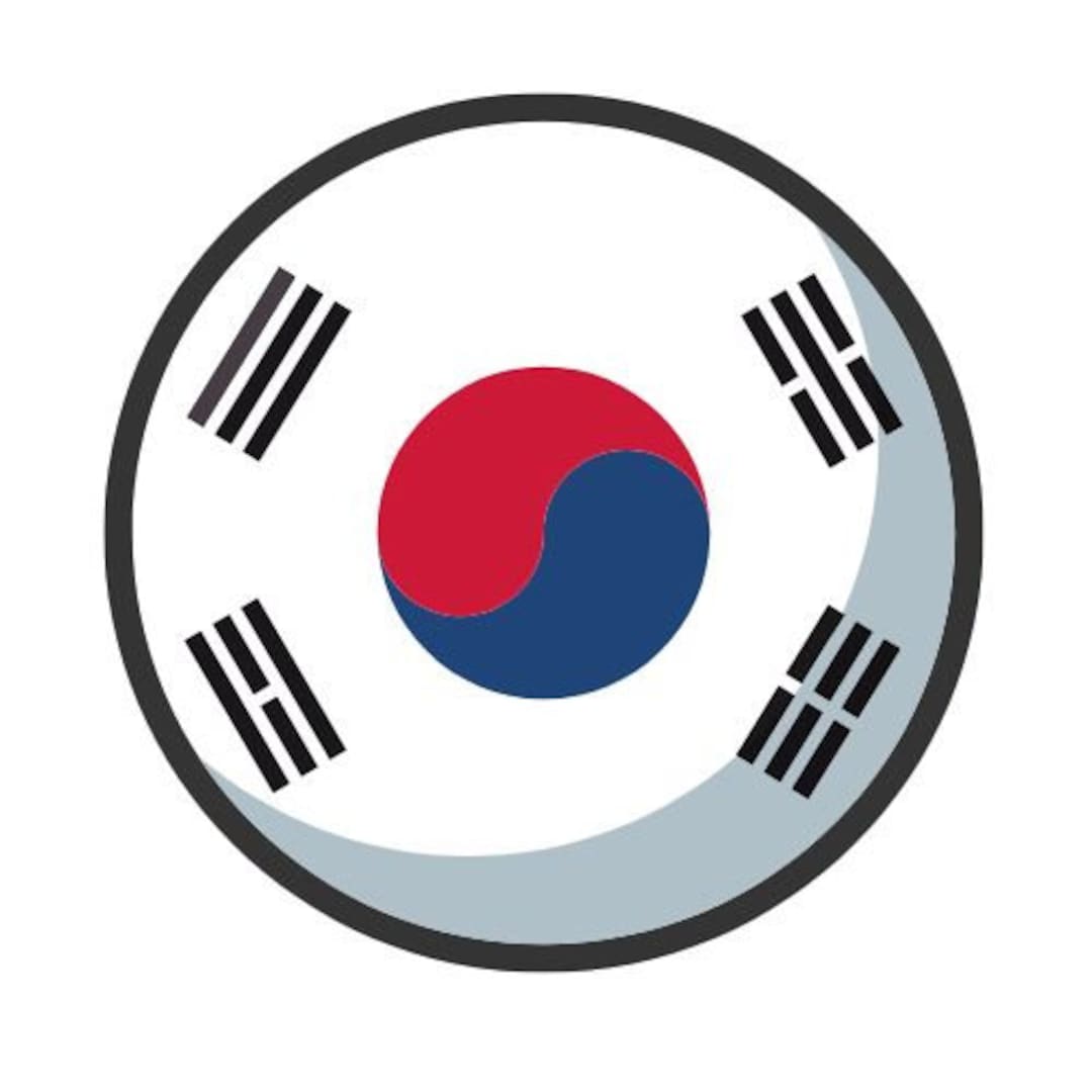 Car Sticker Sticker Flag South Korea Flag Sticker - Etsy